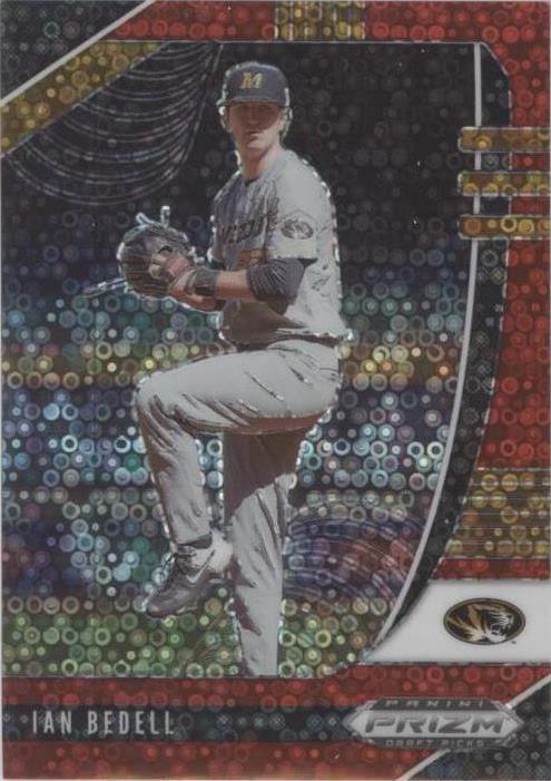 2020 Panini Prizm Draft Picks - Ian Bedell #PDP122 Red Donut Circle ...