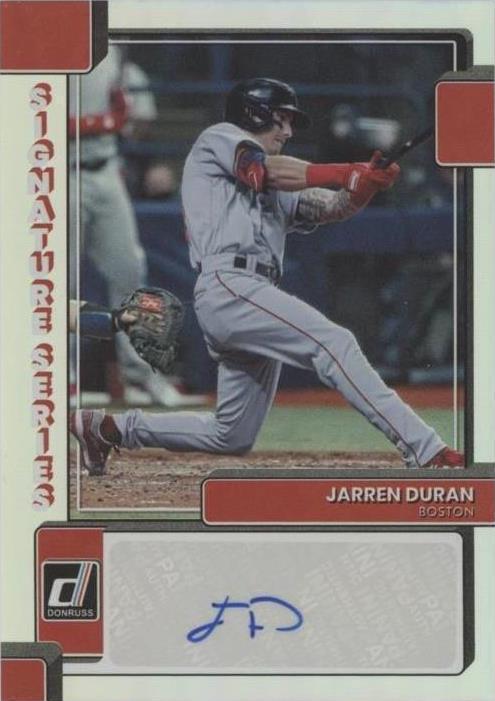 2022 Panini Donruss - Signature Series Jarren Duran #SS-JD (AU, RC) for ...