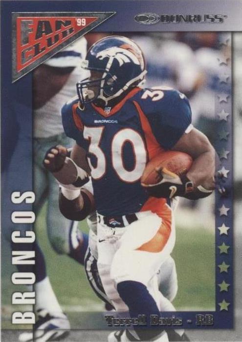 1999 Donruss - Fan Club Terrell Davis #FC5 for sale online | eBay