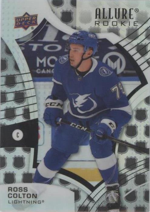 2021-22 Upper Deck Allure - Rookies 2005 NHL Shield #144 Ross Colton ...