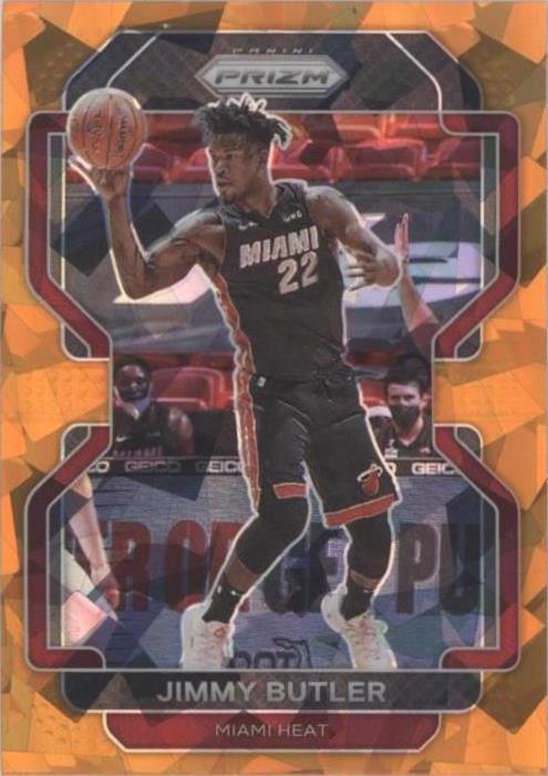 2021-22 Panini Prizm - Jimmy Butler #236 Orange Ice Prizm for sale ...