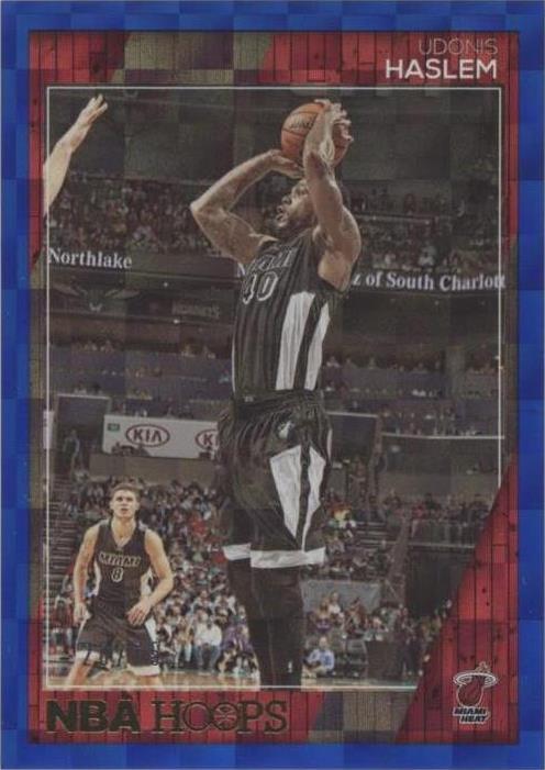 2016-17 Panini NBA Hoops - Blue Checkerboard #259 Udonis Haslem /75 for ...