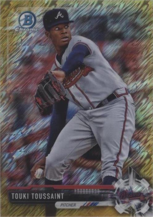 2017 Bowman Chrome - Prospects Gold Shimmer Refractor #BCP172 Touki ...