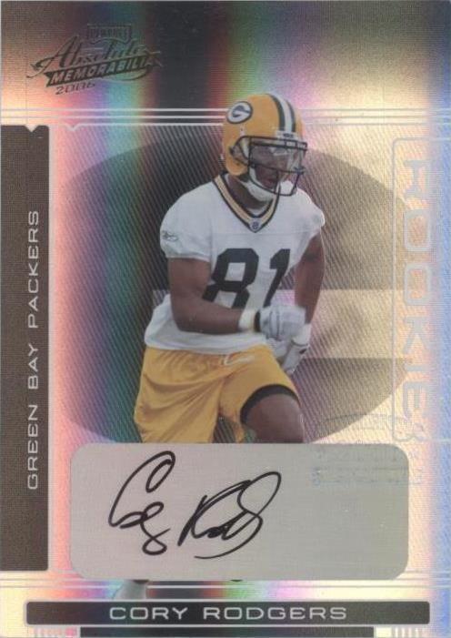 2006 Playoff Absolute Memorabilia - Rookie Cory Rodgers #242 /349 (AU ...