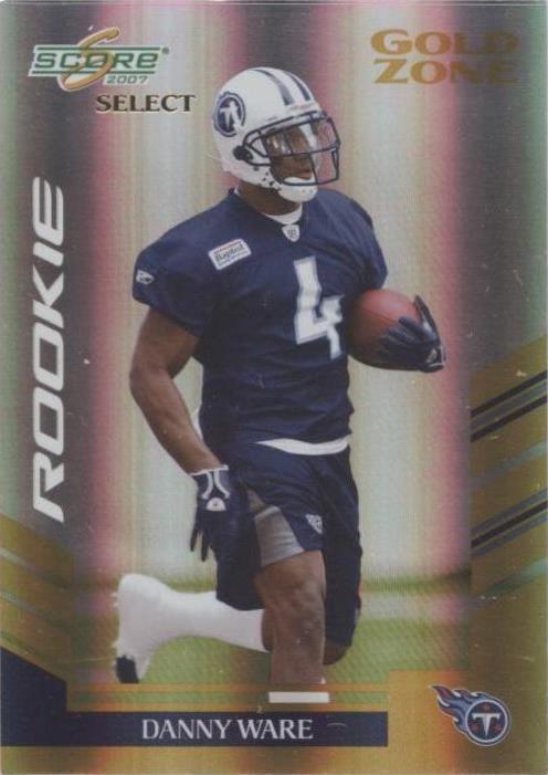 2007 Score Select - Rookie Danny Ware #312 Gold Zone /50 (RC) for sale ...