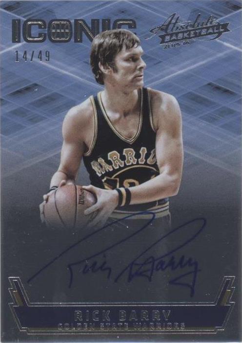 2015-16 Panini Absolute - Iconic Autographs #IA-RB Rick Barry /49 (AU ...
