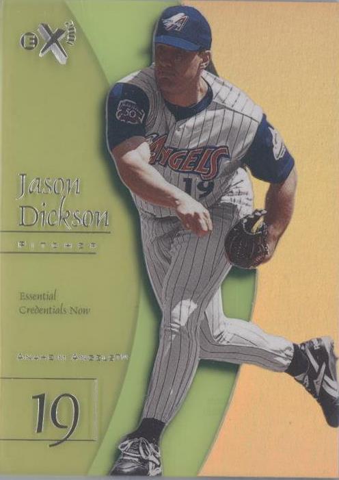 1998 Skybox EX 2001 - Essential Credentials Now #87 Jason Dickson /87 ...