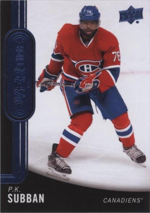 2014-15 Upper Deck Overtime - Blue #26 P.K. Subban for sale online | eBay