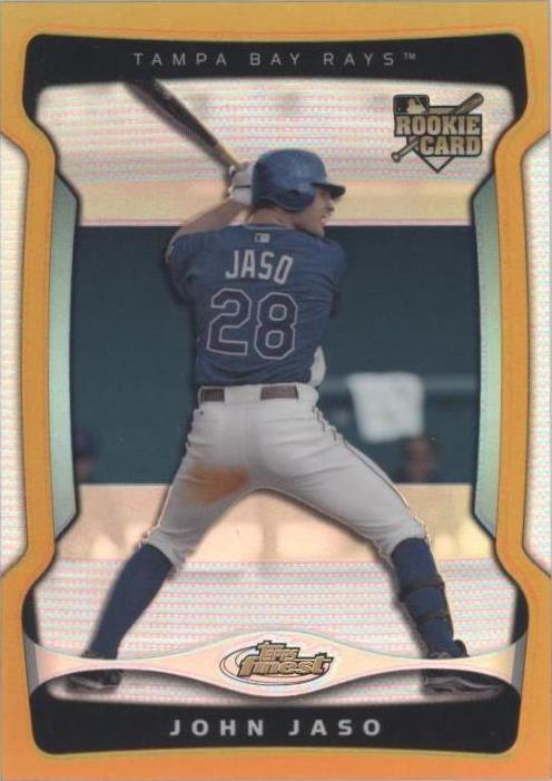 2009 Topps Finest - Gold Refractor #142 John Jaso /50 for sale online ...