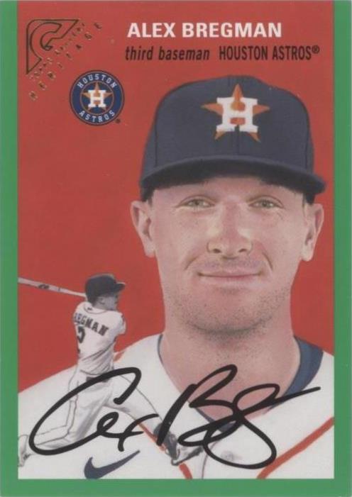 2020 Topps Gallery - Heritage Green #HT-13 Alex Bregman /250 for sale ...