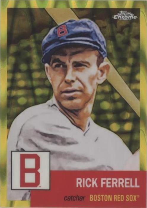 2022 Topps Chrome Platinum Anniversary - Rick Ferrell #142 Yellow ...