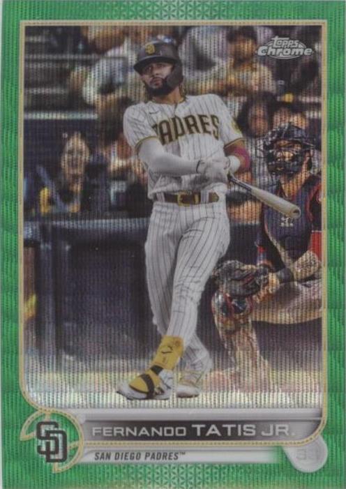 2022 Topps Chrome - Fernando Tatís Jr. #150 Green Wave Refractor /99 ...