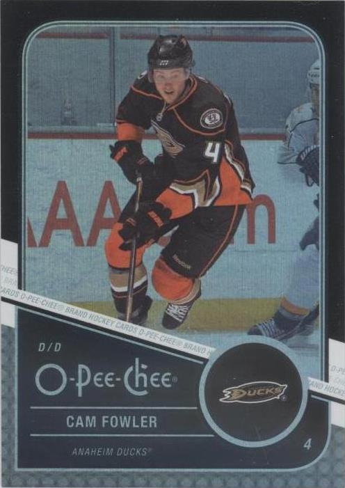 2011-12 O-Pee-Chee - Rainbow Foil Black Border #176 Cam Fowler /100 for ...