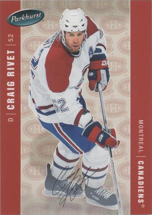 2005-06 Parkhurst - Facsimile Auto #256 Craig Rivet /100 for sale ...