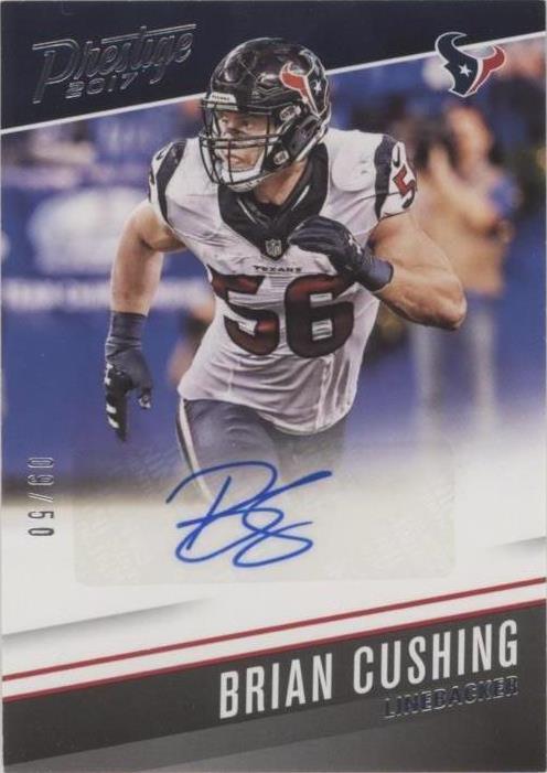 2017 Panini Prestige - Veteran Signatures #8 Brian Cushing /50 (AU) for ...