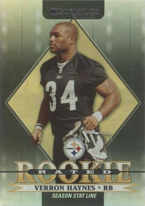 2002 Donruss - Rated Rookie Season Stat Line #231 Verron Haynes /126 ...