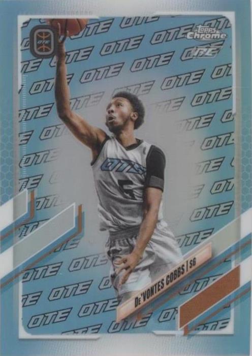 2021-22 Topps Chrome OTE Overtime Elite - OTE Refractor #62 De'Vontes ...