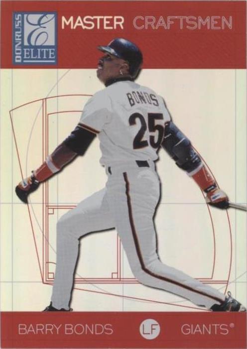1998 Donruss Elite - Craftsmen Master Craftsmen #23 Barry Bonds /100 ...