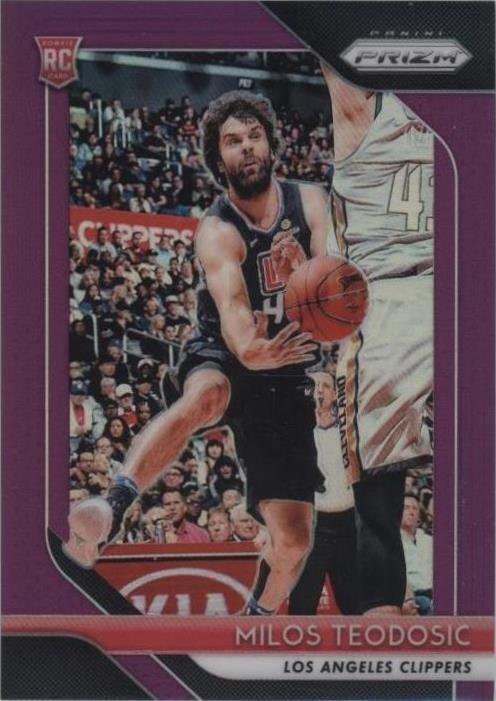 2018-19 Panini Prizm - Milos Teodosic #214 Purple Prizm /75 for sale ...