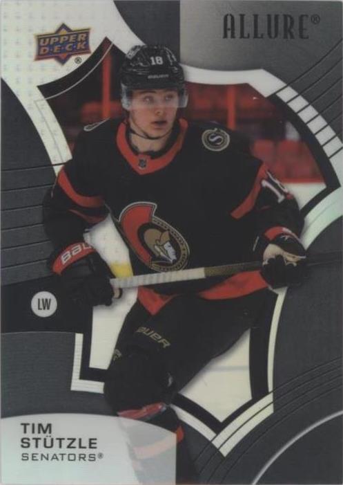 2021-22 Upper Deck Allure - Tim Stutzle #80 Black Rainbow for sale ...
