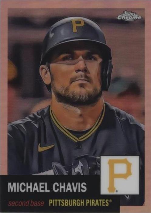 2022 Topps Chrome Platinum Anniversary - Michael Chavis #420 Rose Gold ...