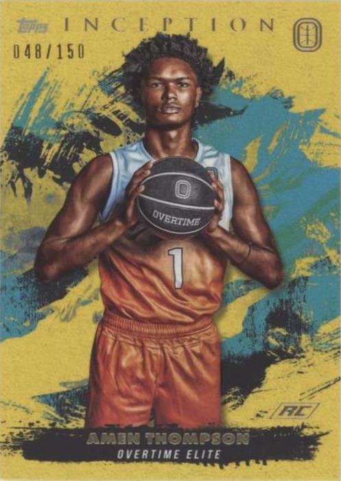 2021-22 Topps Inception OTE Overtime Elite - Yellow #75 Amen Thompson ...