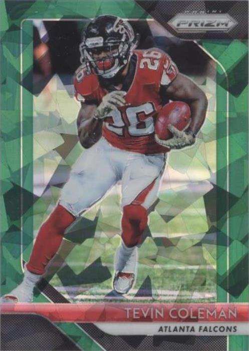 2018 Panini Prizm - Tevin Coleman #192 Green Crystal Prizm /75 for sale ...