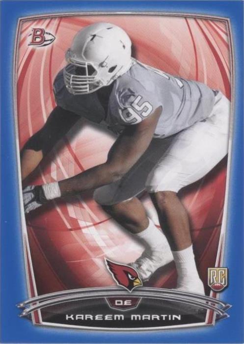 2014 Bowman - Rookies Blue #49 Kareem Martin /499 (RC) for sale online ...