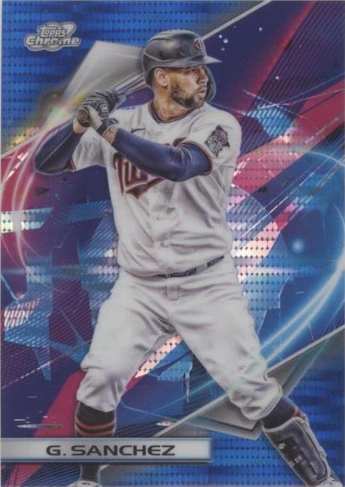 2022 Topps Cosmic Chrome - Blue Moon Refractor #84 Gary Sanchez /99 for ...