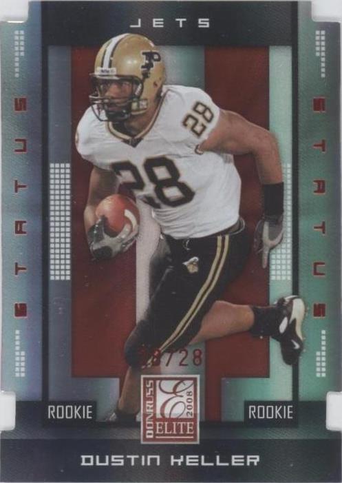 2008 Donruss Elite - Rookie Status Die-Cut #145 Dustin Keller /28 (RC ...