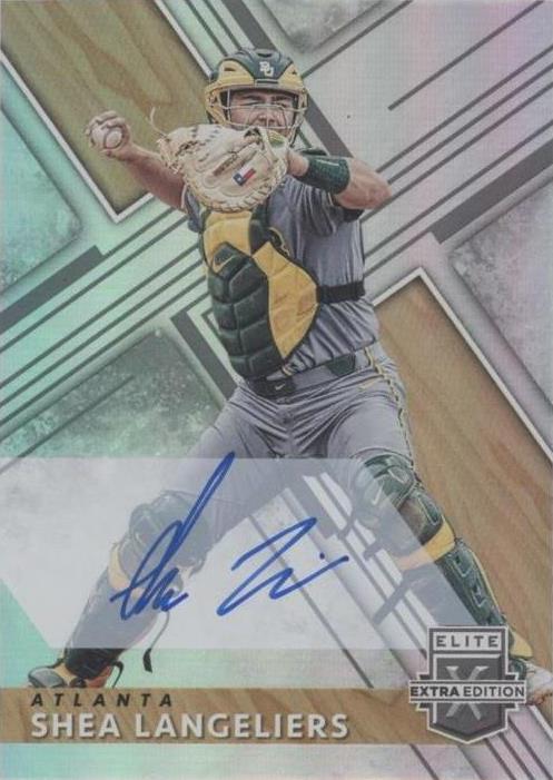2019 Panini Elite Extra Edition - Autographs #9 Shea Langeliers (AU, RC ...