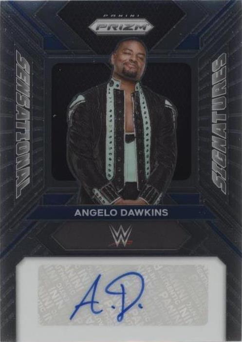 2024 Panini Prizm WWE - Sensational Signatures Angelo Dawkins #SS-ANG ...