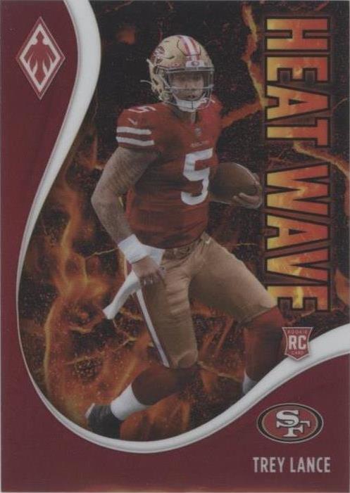 2021 Panini Phoenix - Heat Wave Red #15 Trey Lance /199 (RC) for sale ...