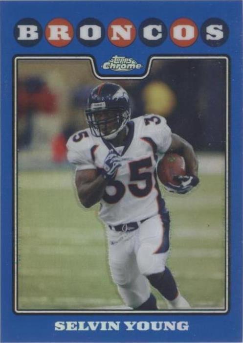 2008 Topps Chrome - Selvin Young #TC49 Blue Refractor for sale online ...