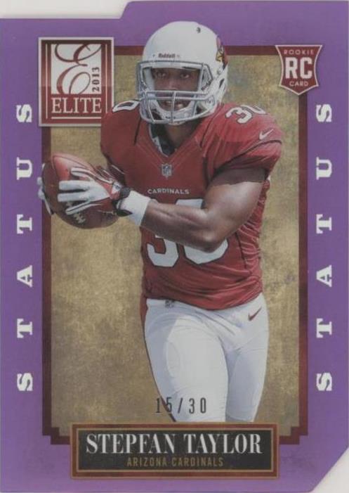 2013 Panini Elite - Status Purple Die-Cut #188 Stepfan Taylor /30 (RC ...