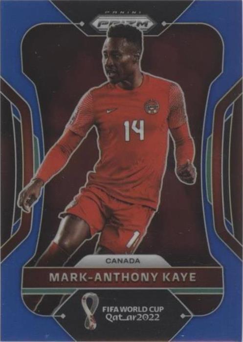 2022 Panini Prizm World Cup Qatar - Mark-Anthony Kaye #51 Blue Prizm ...