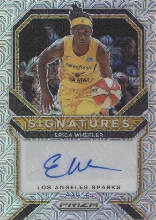 2021 Panini Prizm WNBA - Signatures Erica Wheeler #SG-EWL Mojo Prizm ...