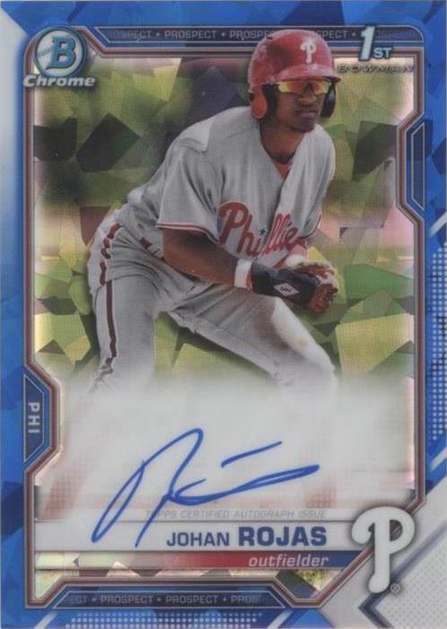 2021 Bowman Sapphire Edition - Chrome Prospects Autograph #BSPA-JR ...