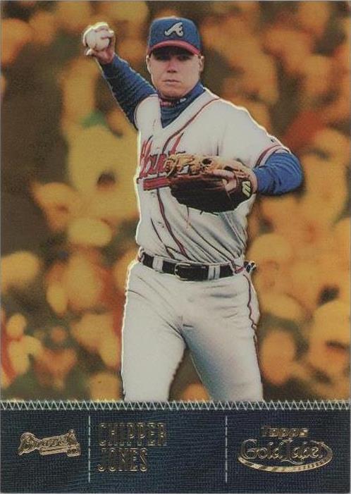 2001 Topps Gold Label - Chipper Jones #21 Class 2 Gold /699 for sale ...