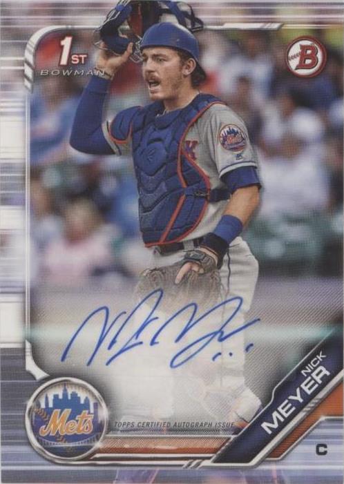 2019 Bowman - Prospect Autographs #PA-NM Nick Meyer (AU, RC) for sale ...