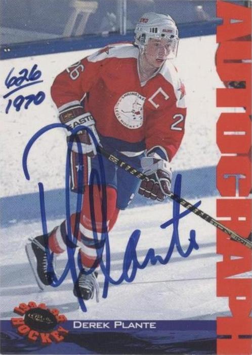 1994-95 Classic - Autographs Derek Plante /1970 (AU) for sale online | eBay
