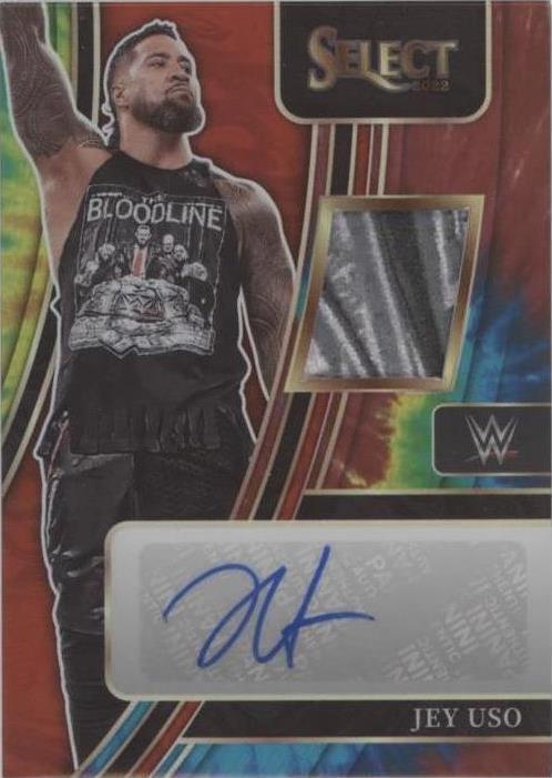 2022 Panini Select WWE - Autographed Memorabilia Jey Uso #AM-JUS Tie ...