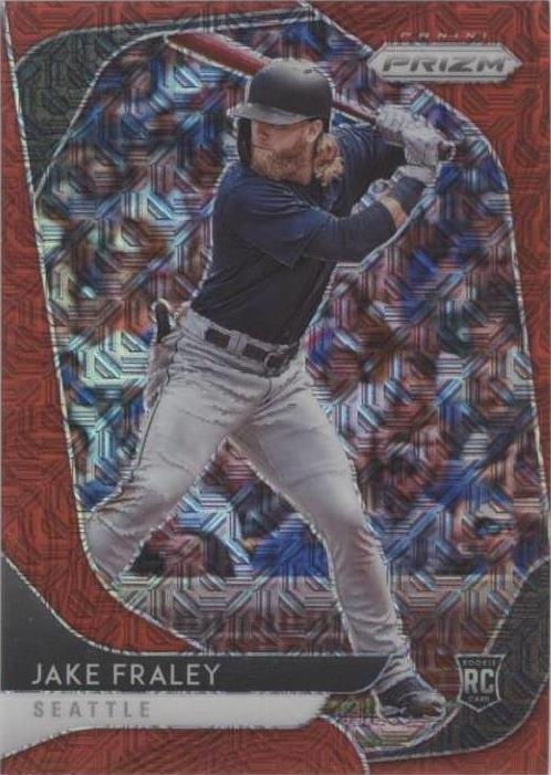2020 Panini Prizm - Jake Fraley #19 Red Mojo Prizm /149 (RC) for sale ...