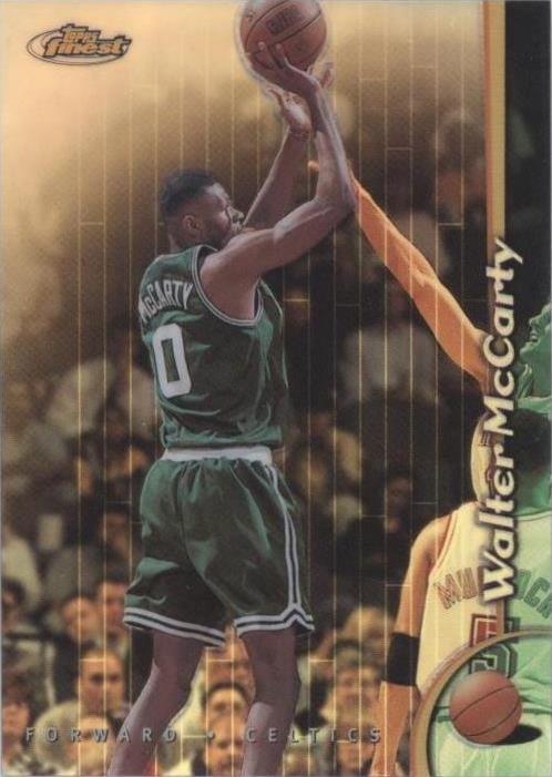 1998-99 Topps Finest - No-Protector Refractor #93 Walter McCarty for ...