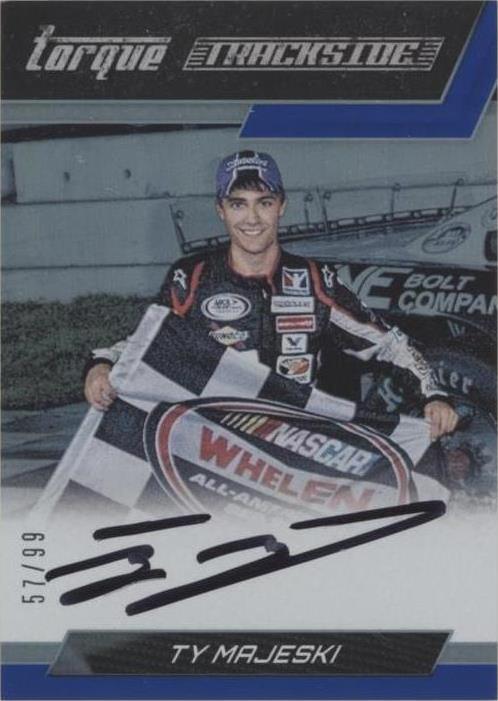 2017 Panini Torque - Trackside Signatures Blue #TS-TM Ty Majeski /99 ...