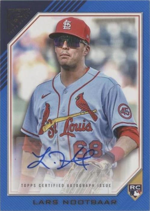 2022 Topps Gallery - Rookie Autographs Blue #RA-LN Lars Nootbaar /50 ...