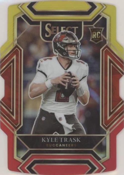 2021 Panini Select - Club Level Kyle Trask #263 Red & Yellow Prizm Die ...