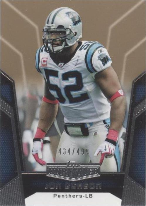2010 Topps Unrivaled - Jon Beason #15 Gold /499 for sale online | eBay