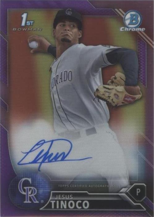 2016 Bowman Chrome - Prospects Autographs Purple Refractor #CPA-JT ...