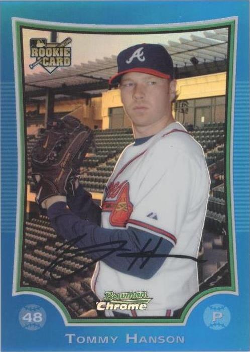 2009 Bowman Draft Picks & Prospects - Chrome Blue Refractor #BDP1 Tommy ...